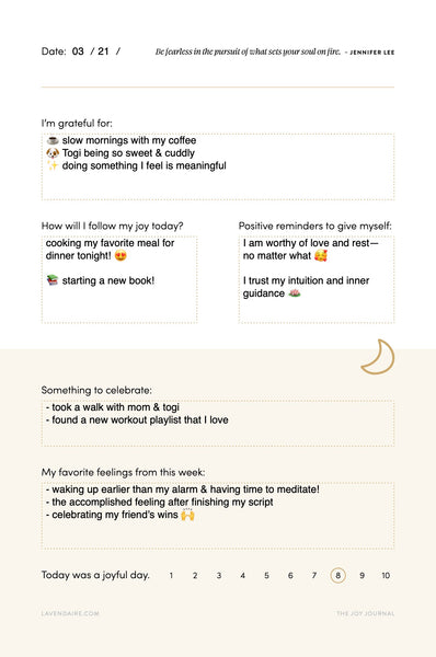 Joy Journal (Digital) – The Lavendaire Shop